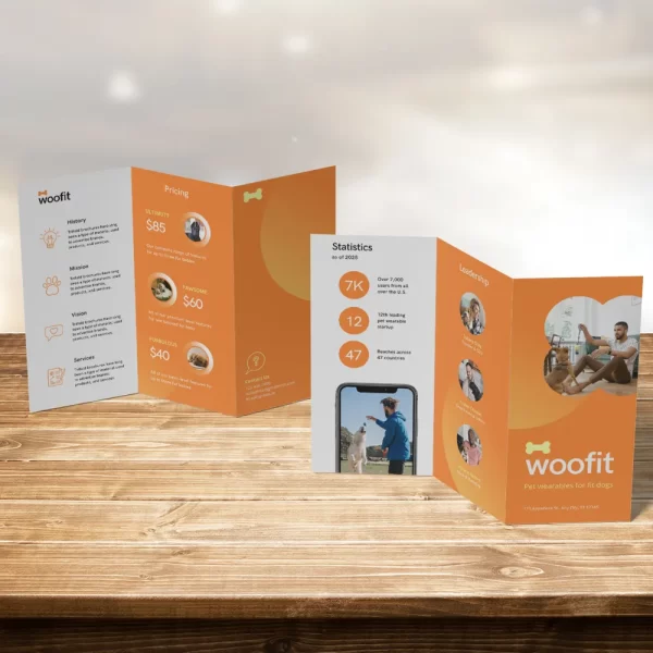 Z-Fold Leaflets – Print World Dubai